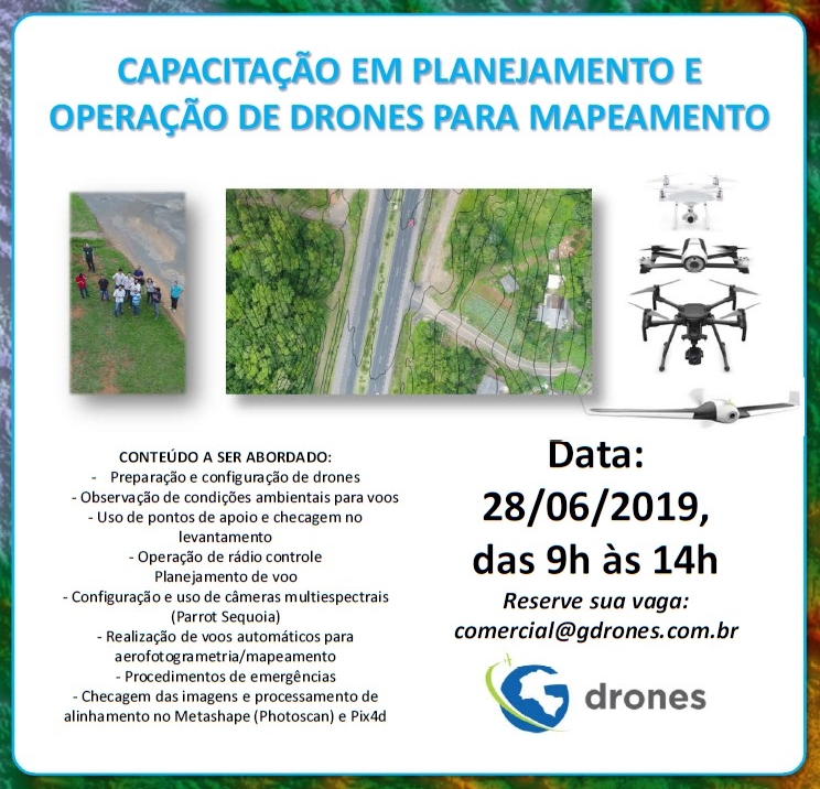 Curso prático: capacitação em planejamento e operação de drones - DroneShow